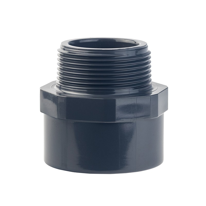 PVC-U Egyenes Csatlakozó 50 mm x 6/4" KM